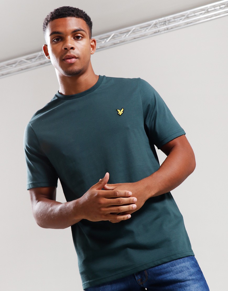 Lyle & Scott Plain T-Shirt Argyle Teal - Terraces Menswear