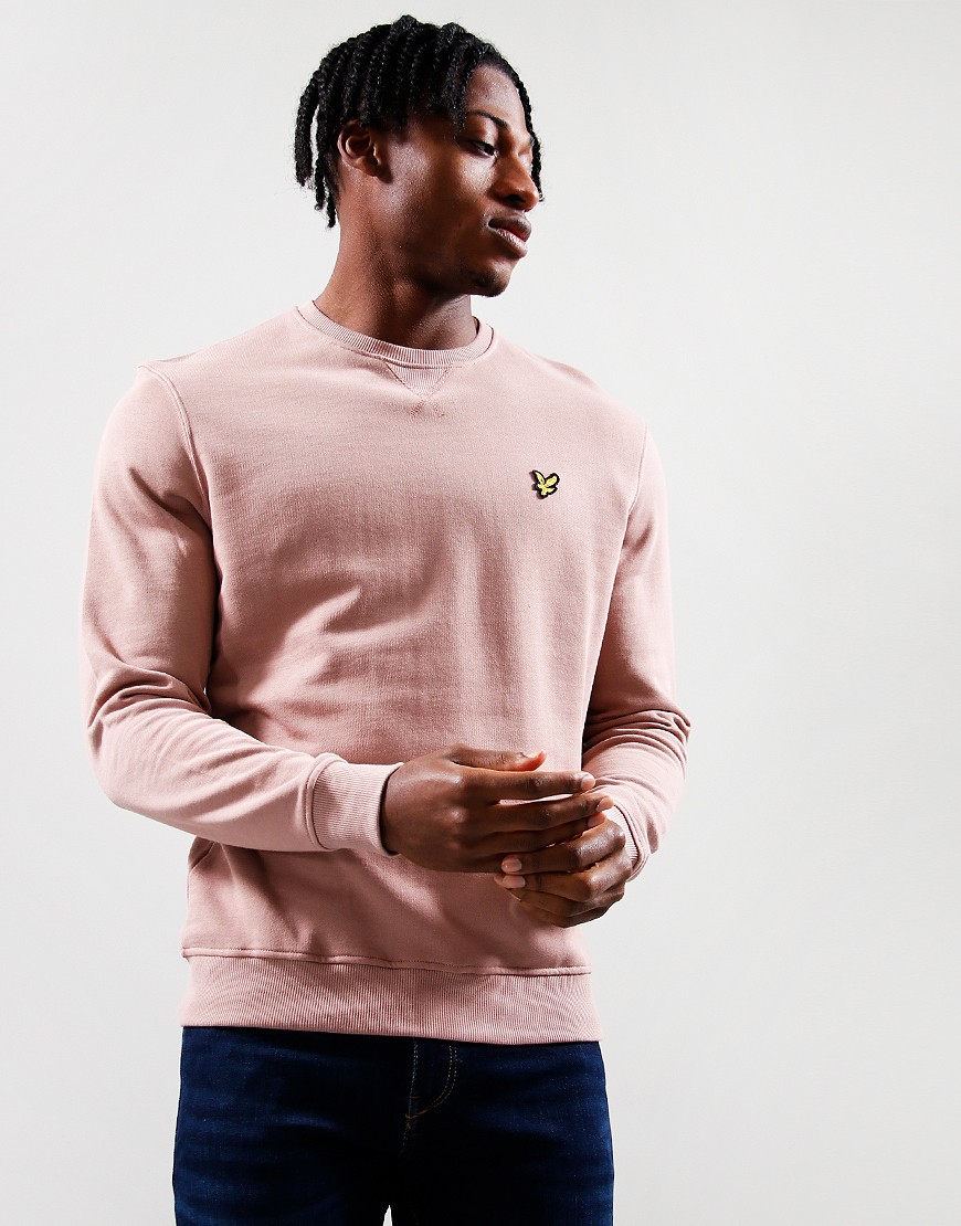 Lyle & Scott Crew Sweat Mauve Dusk - Terraces Menswear