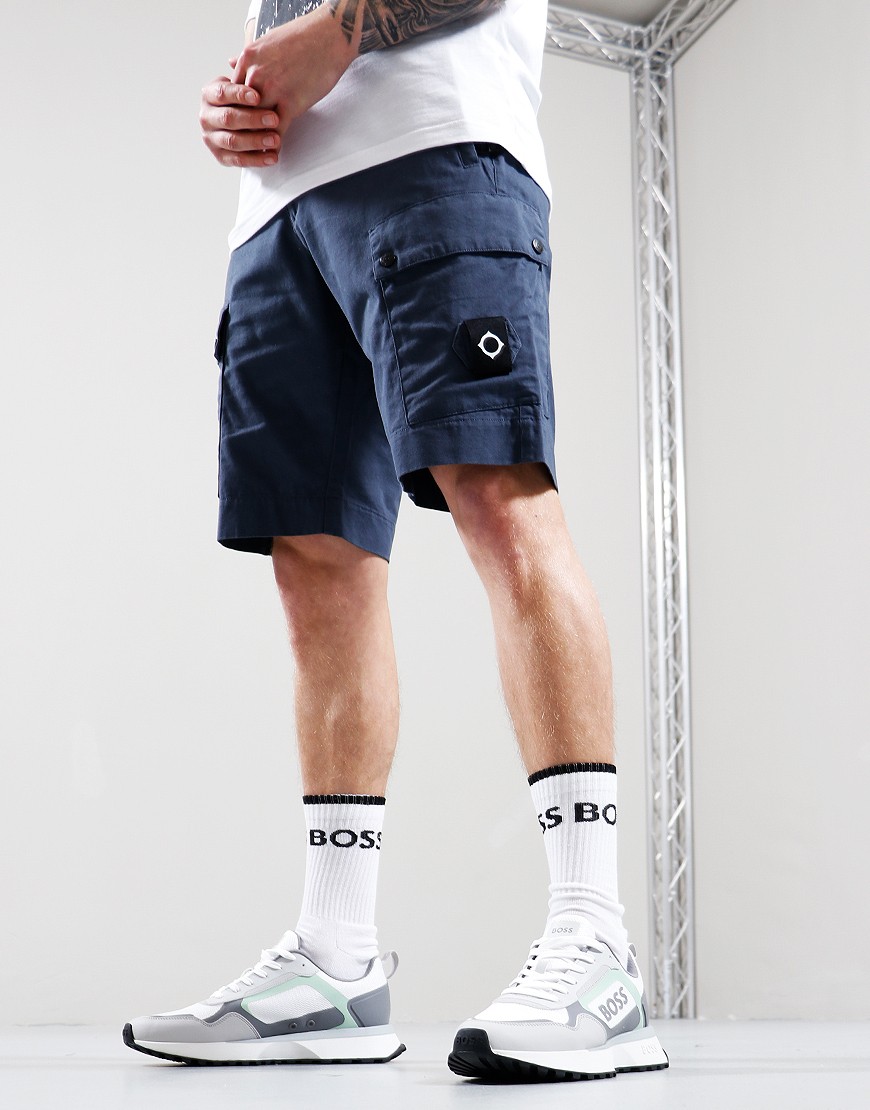 MA.Strum Cargo Shorts Ink Navy - Terraces Menswear