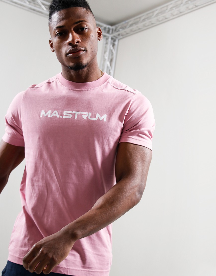 MA.Strum Chest Print T-shirt Dark Parm - Terraces Menswear