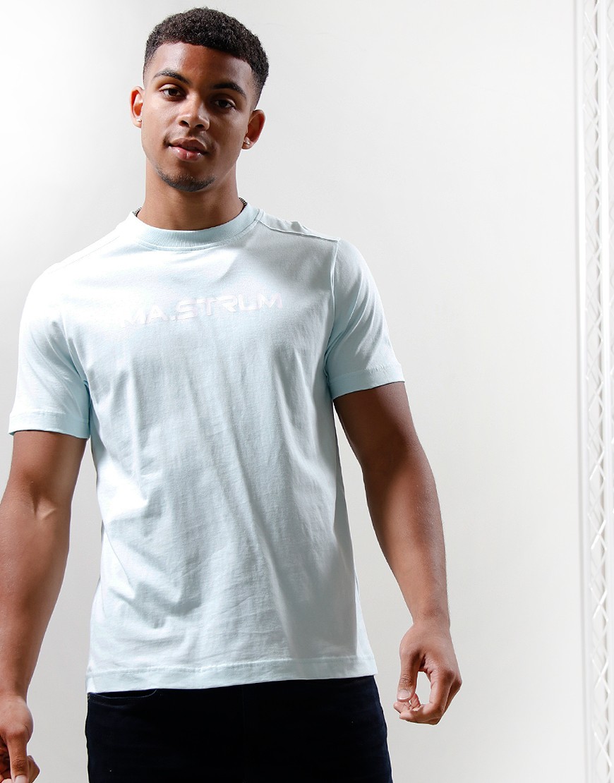 MA. Strum Chest Print T-shirt Iceberg - Terraces Menswear
