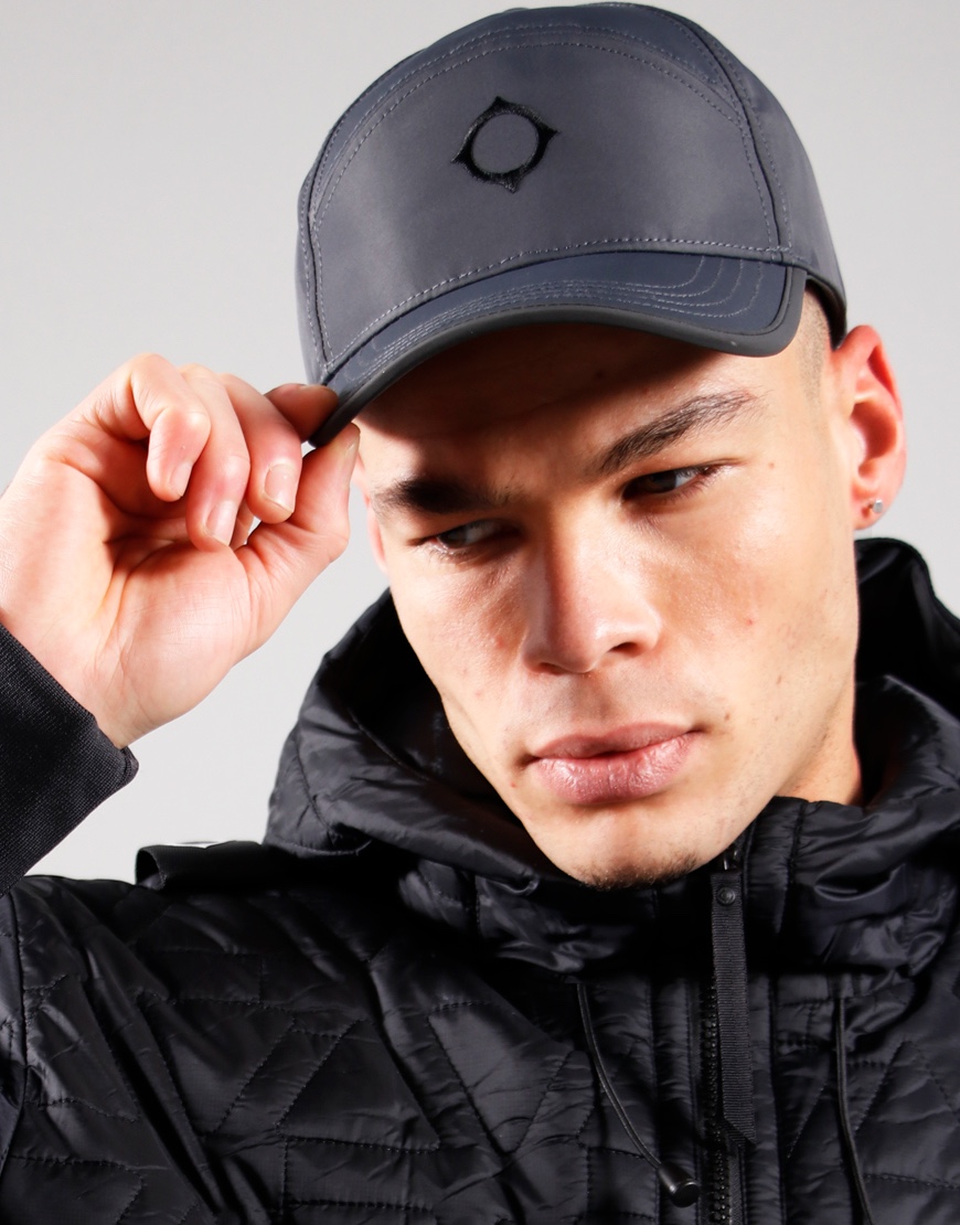 MA.Strum Embroidered ID Cap Dark Slate - Terraces Menswear