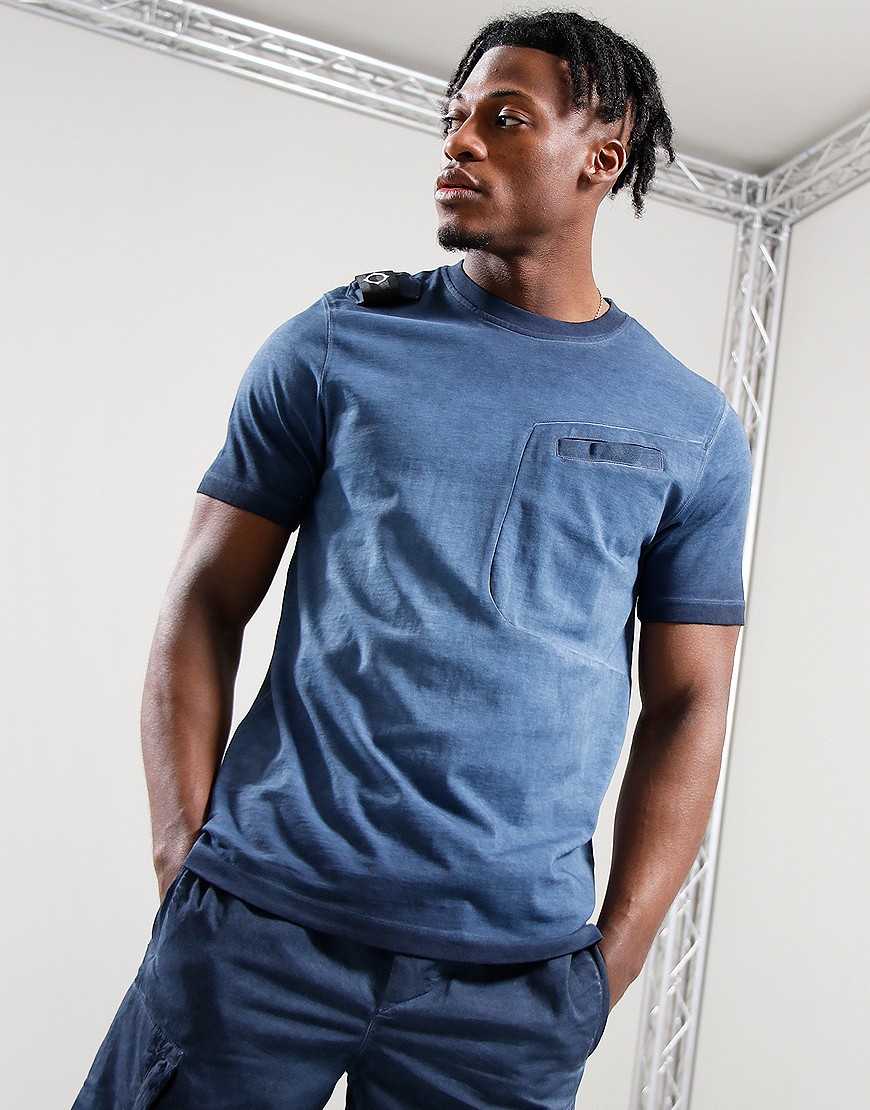MA.Strum Oil Wash T-shirt Ink Navy - Terraces Menswear