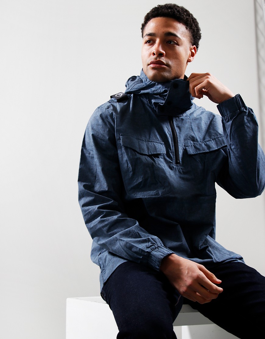 MA.Strum Tie Dye Smock Ink Navy - Terraces Menswear