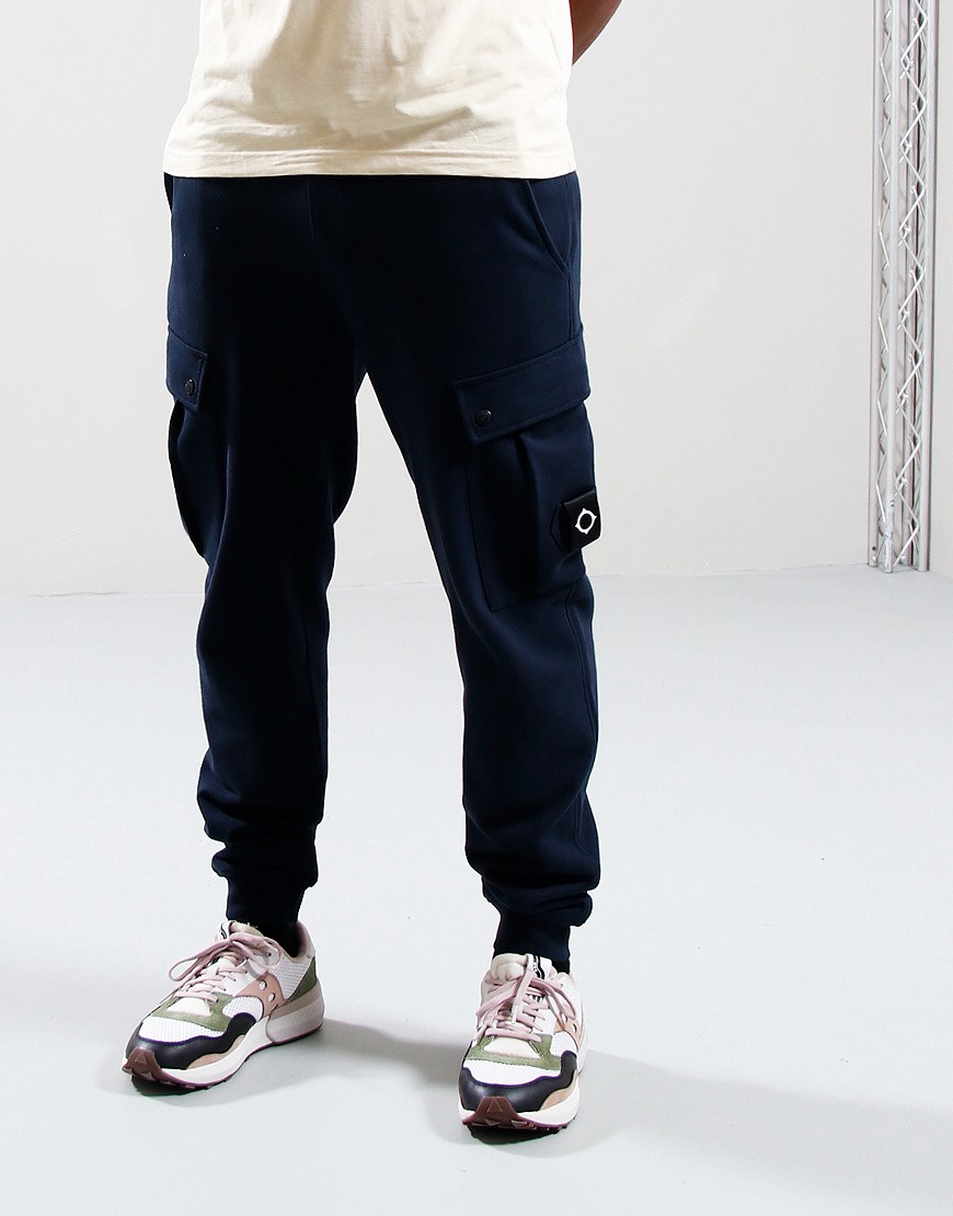 MA.Strum Cargo Sweat Pant Ink Navy - Terraces Menswear