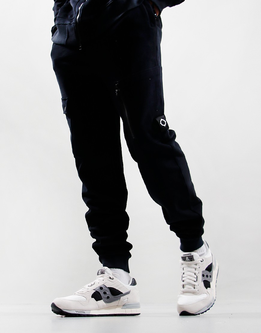 MA.Strum Cargo Sweat Pant Jet Black - Terraces Menswear