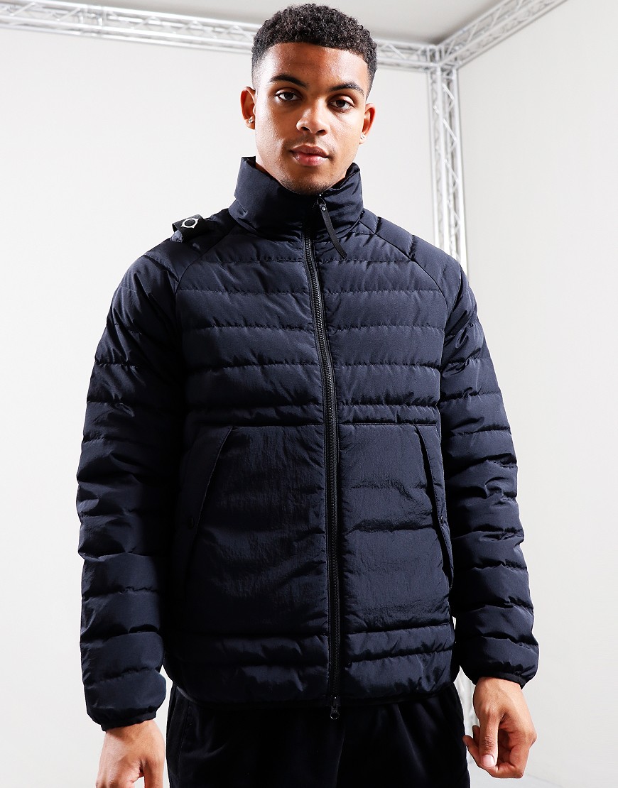 MA.Strum Full Zip Down Jacket Jet Black - Terraces Menswear