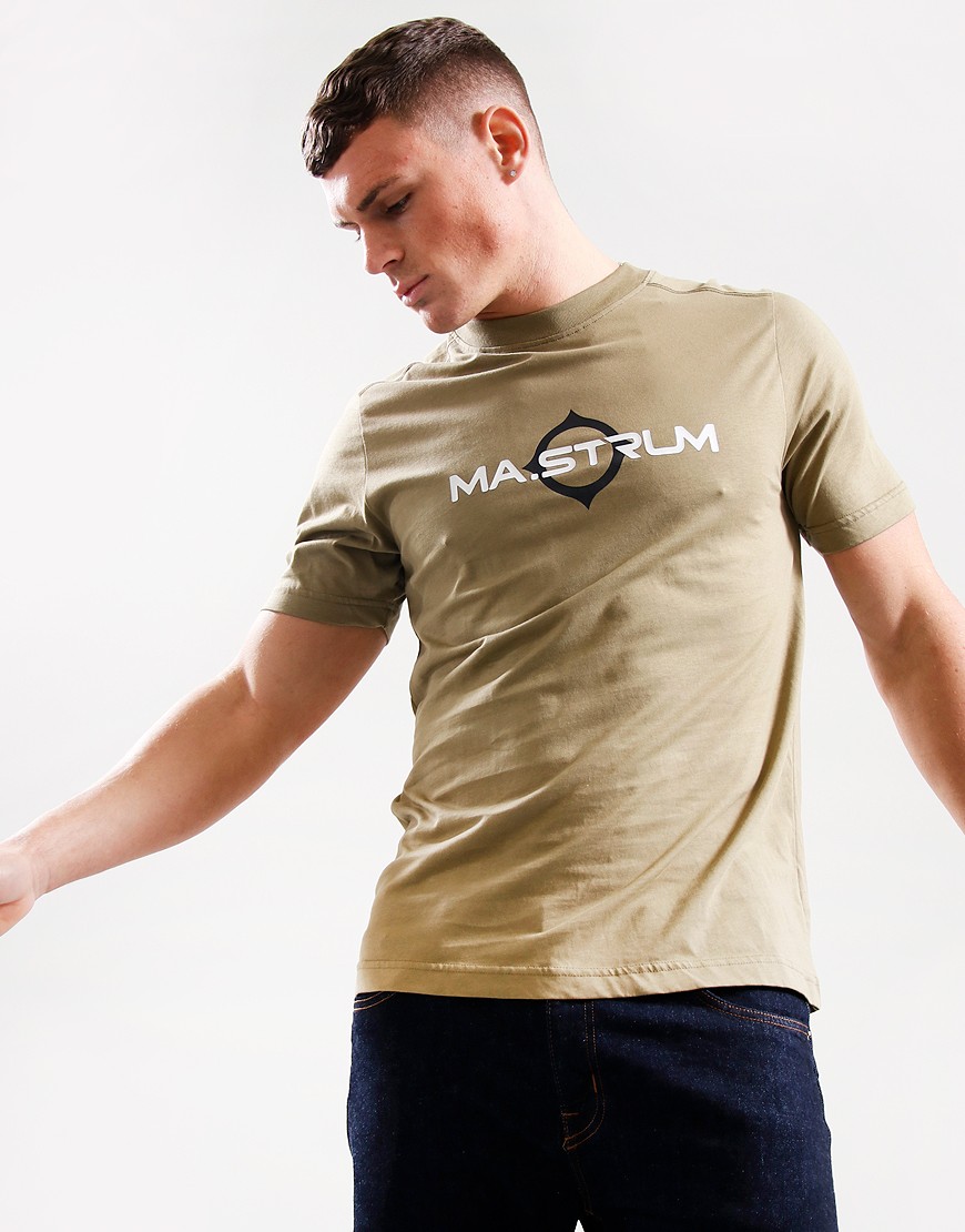 MA.Strum Logo T-Shirt Aloe - Terraces Menswear