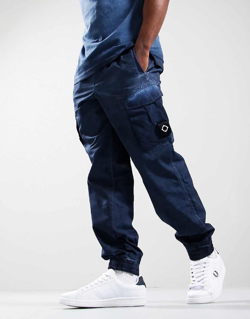 MA.Strum Oil Wash Cargo Pant Ink Navy - Terraces Menswear