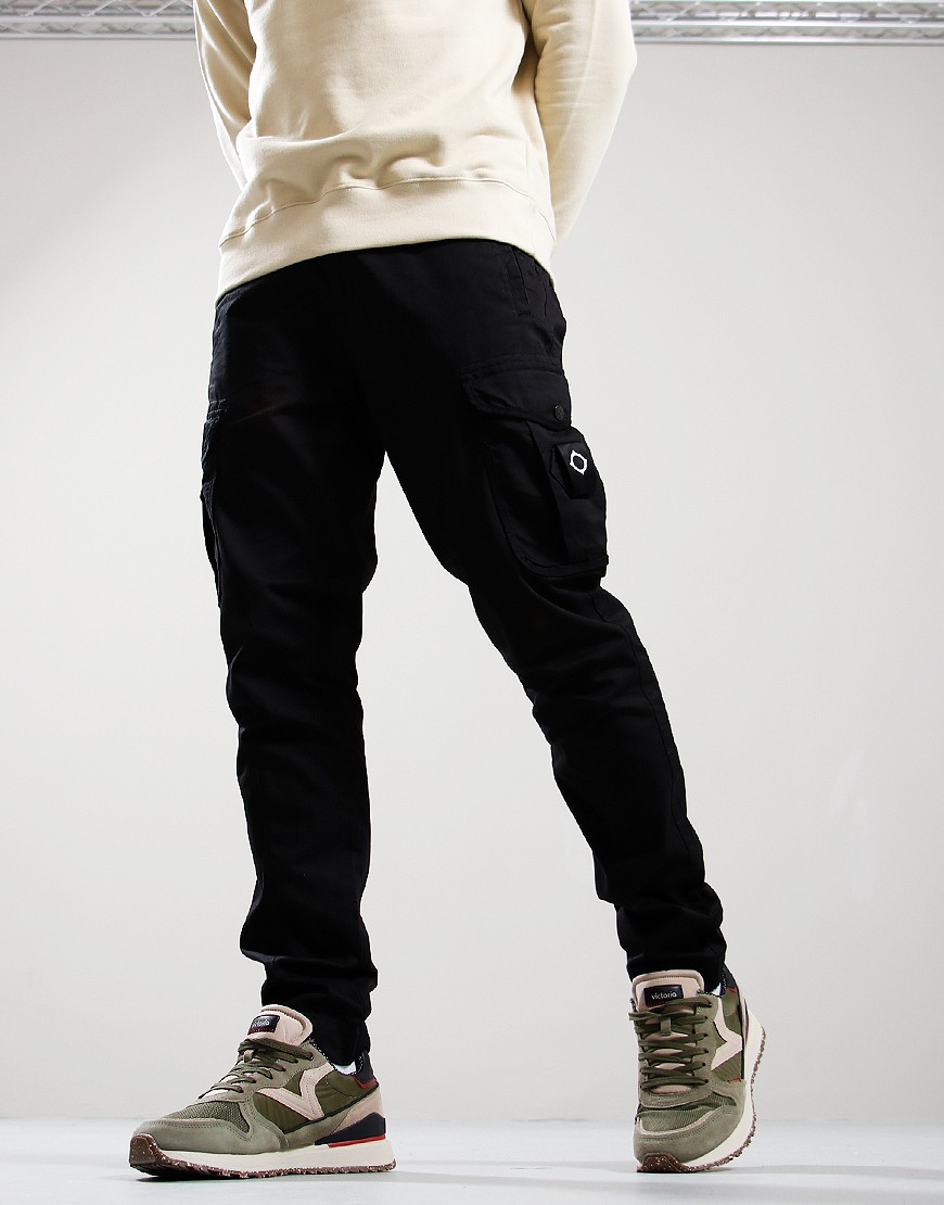 MA.Strum PD Cargo Pant Jet Black - Terraces Menswear
