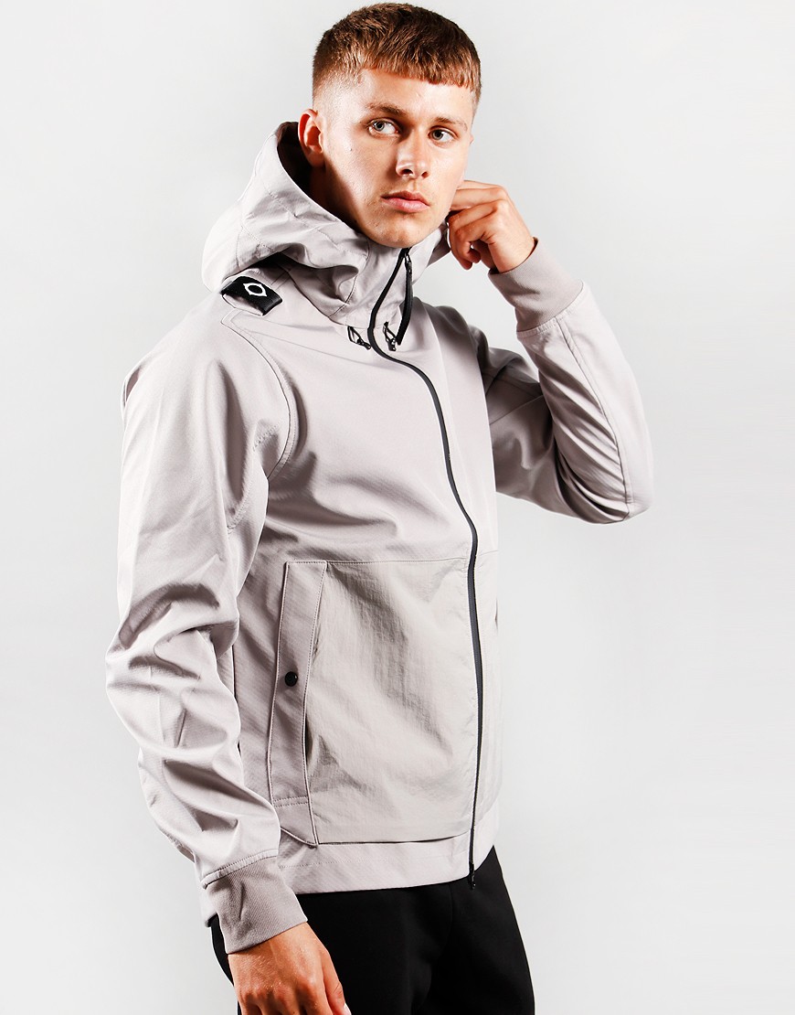 MA.Strum Softshell Hooded Jacket Quicksilver - Terraces Menswear