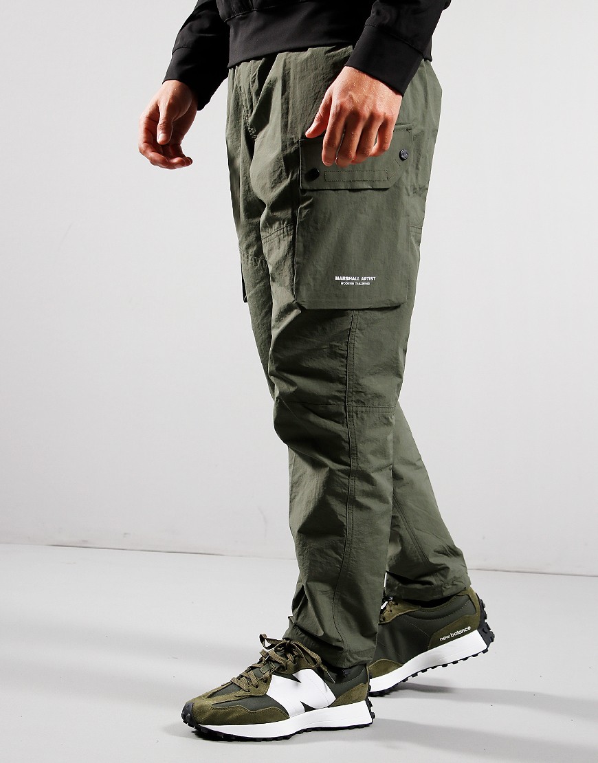 Marshall Artist Cotton Polyamide Pants Khaki - Terraces Menswear