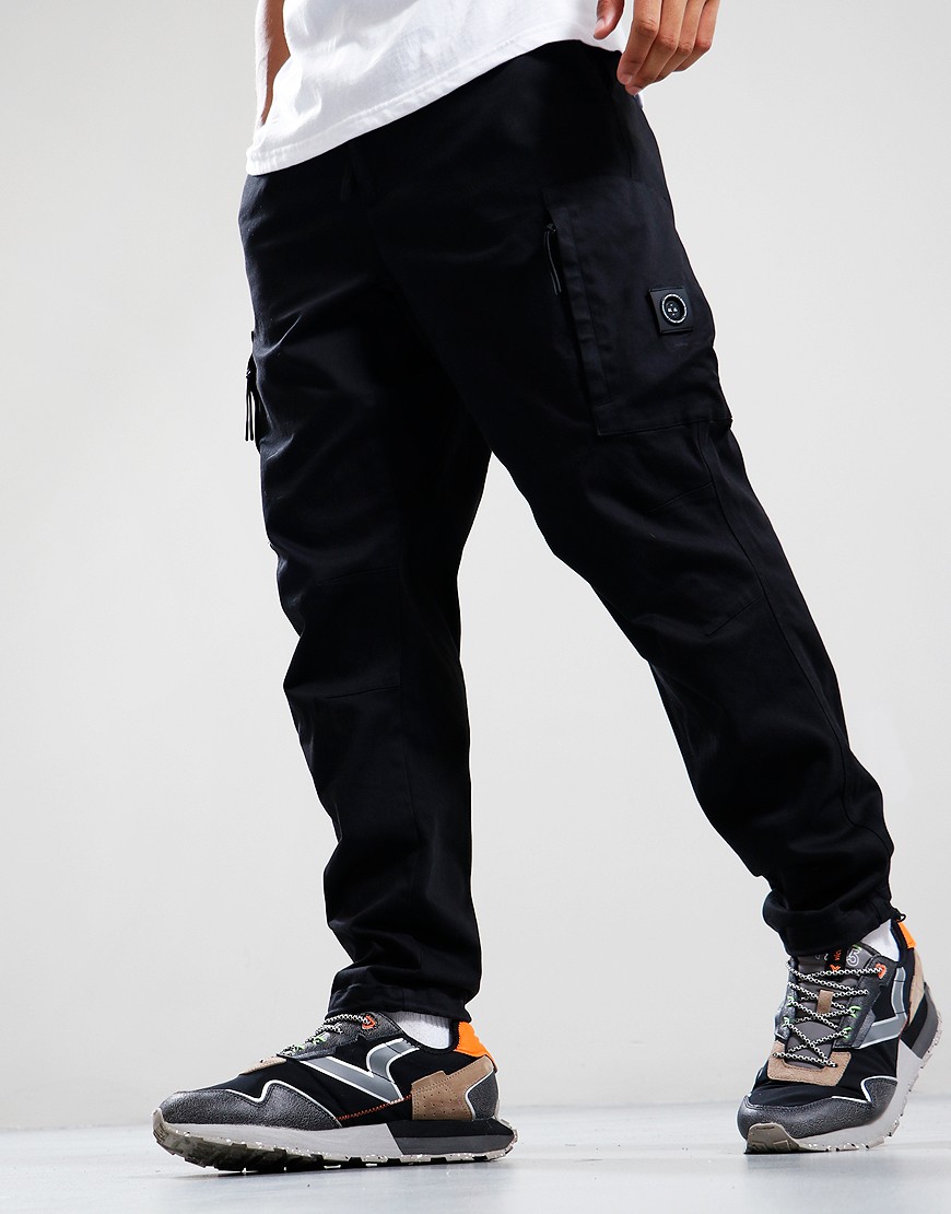 Marshall Artist Battaglia Cargo Pants Black - Terraces Menswear