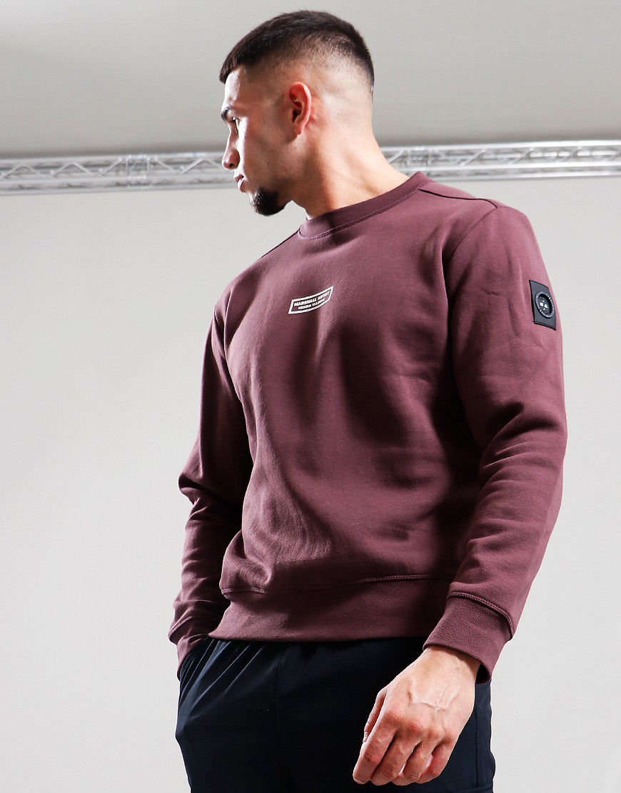 Marshall Artist Siren Crew Sweat Fig - Terraces Menswear
