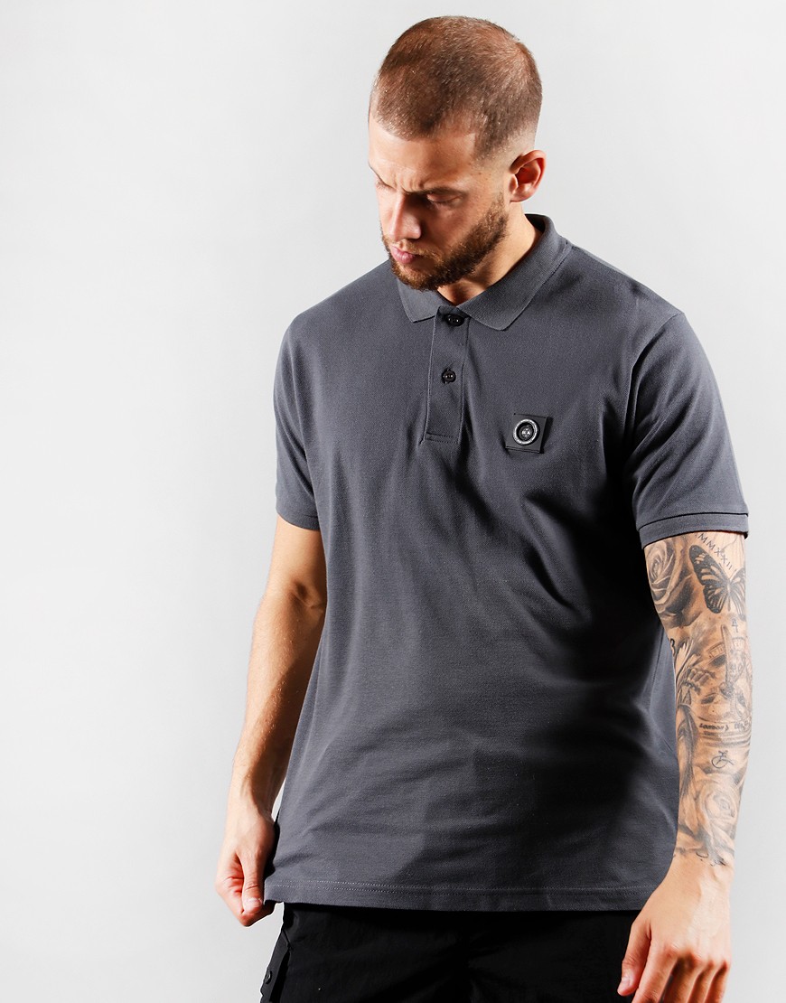 Marshall Artist Siren Polo Shirt Graphite - Terraces Menswear