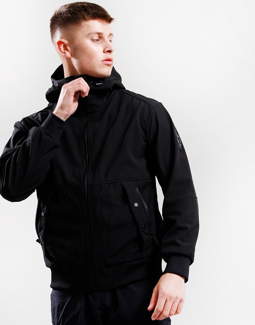 Marshall Artist Softshell Jacket Black - Terraces Menswear