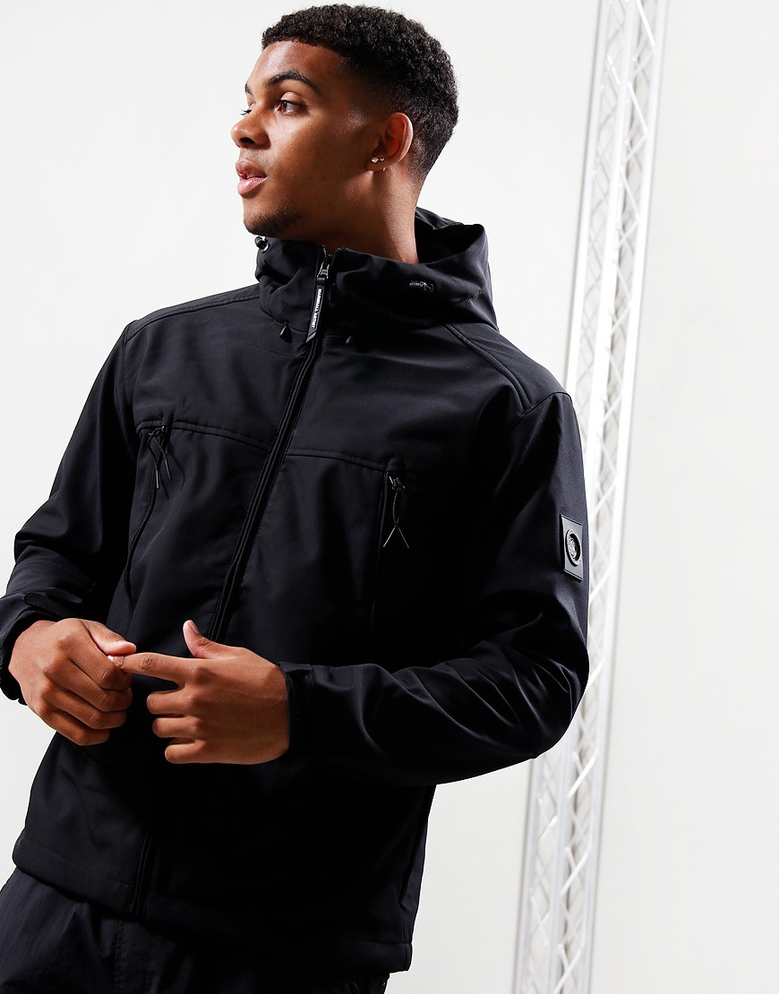 Marshall Artist Softshell Jacket Black - Terraces Menswear