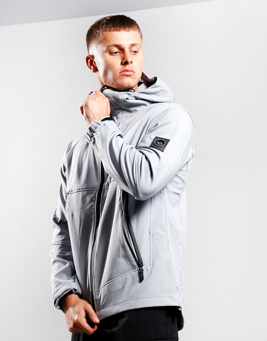 Marshall Artist Softshell Jacket Platino Grey - Terraces Menswear