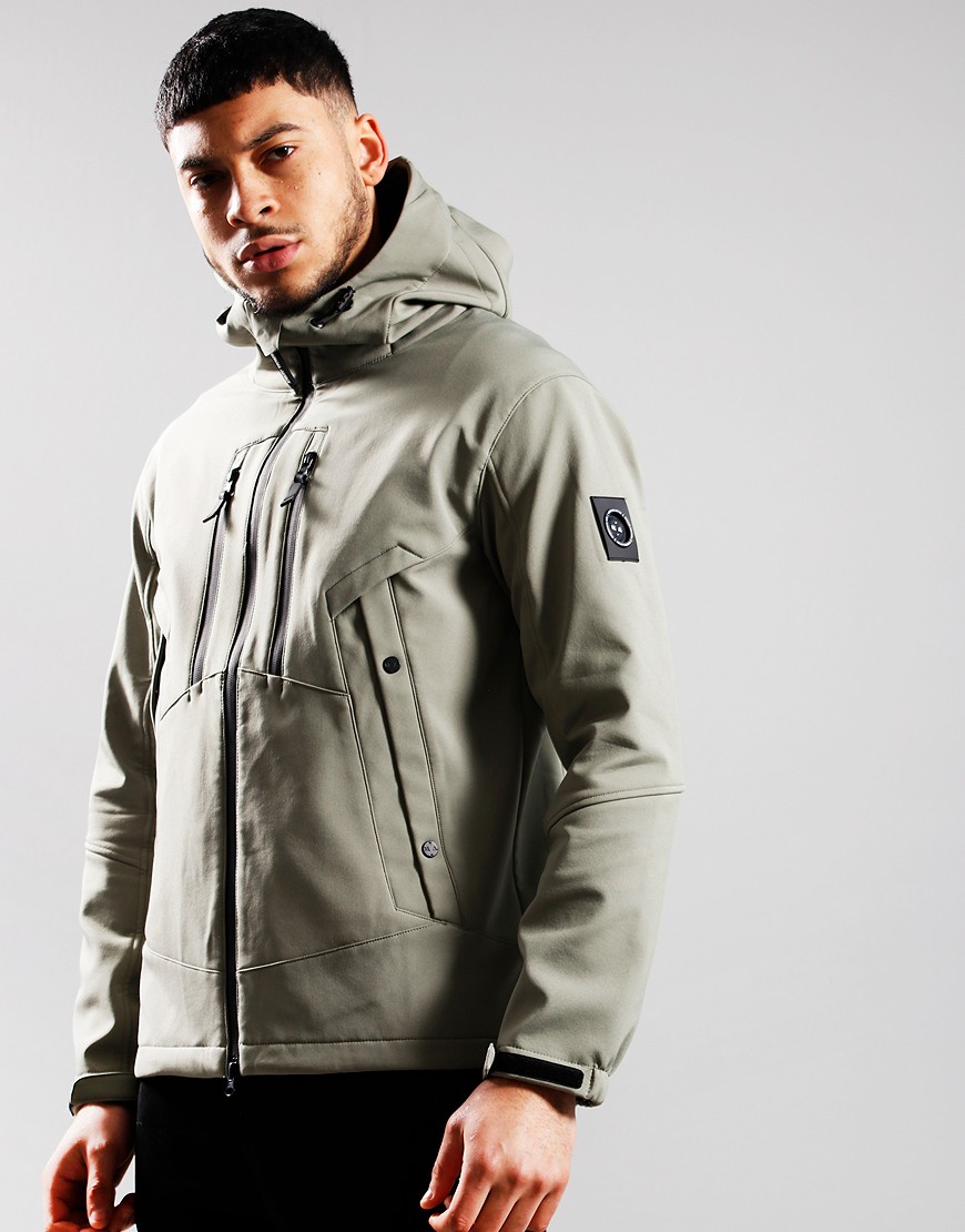 Marshall Artist Softshell Jacket Olive - Terraces Menswear