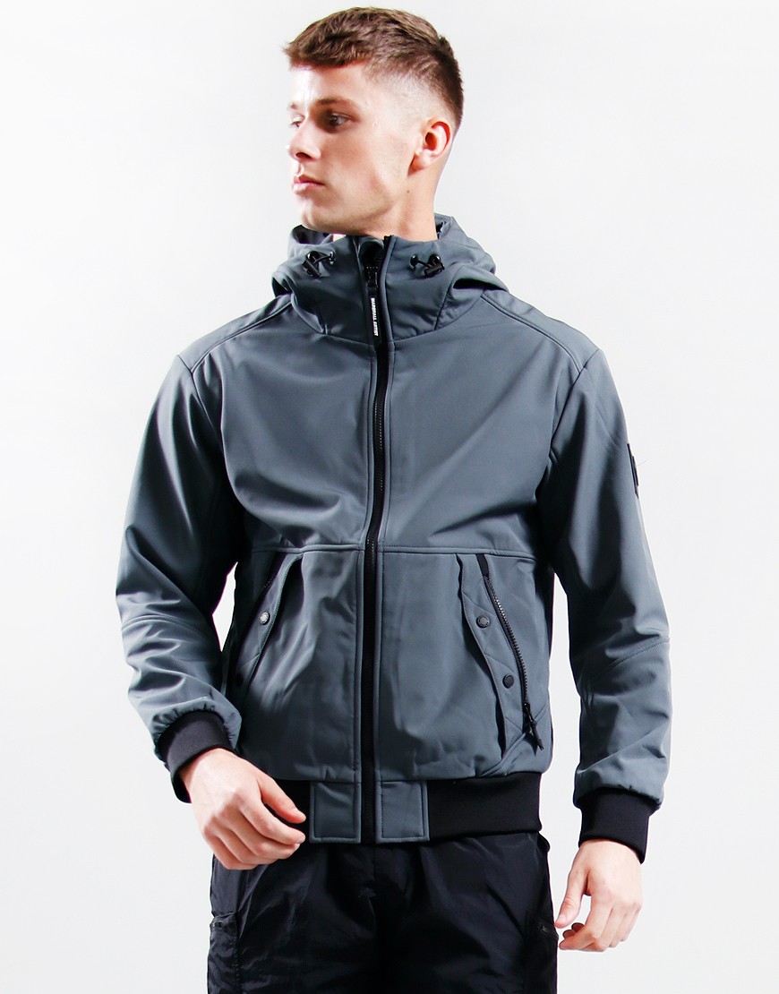 Marshall Artist Softshell Jacket Volcanic Grey - Terraces Menswear