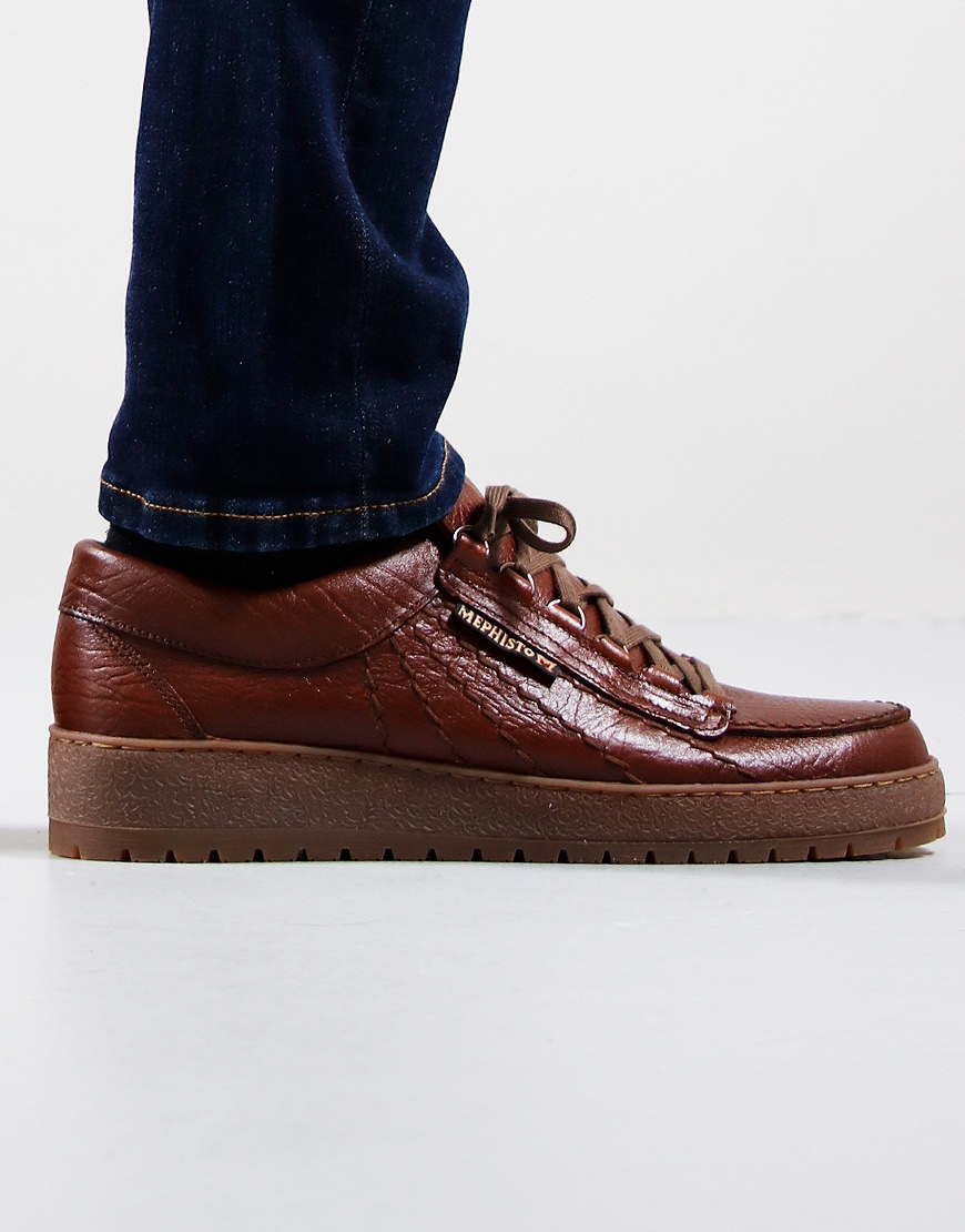 Mephisto Rainbow Mamouth Leather Eco Shoes Desert - Terraces Menswear