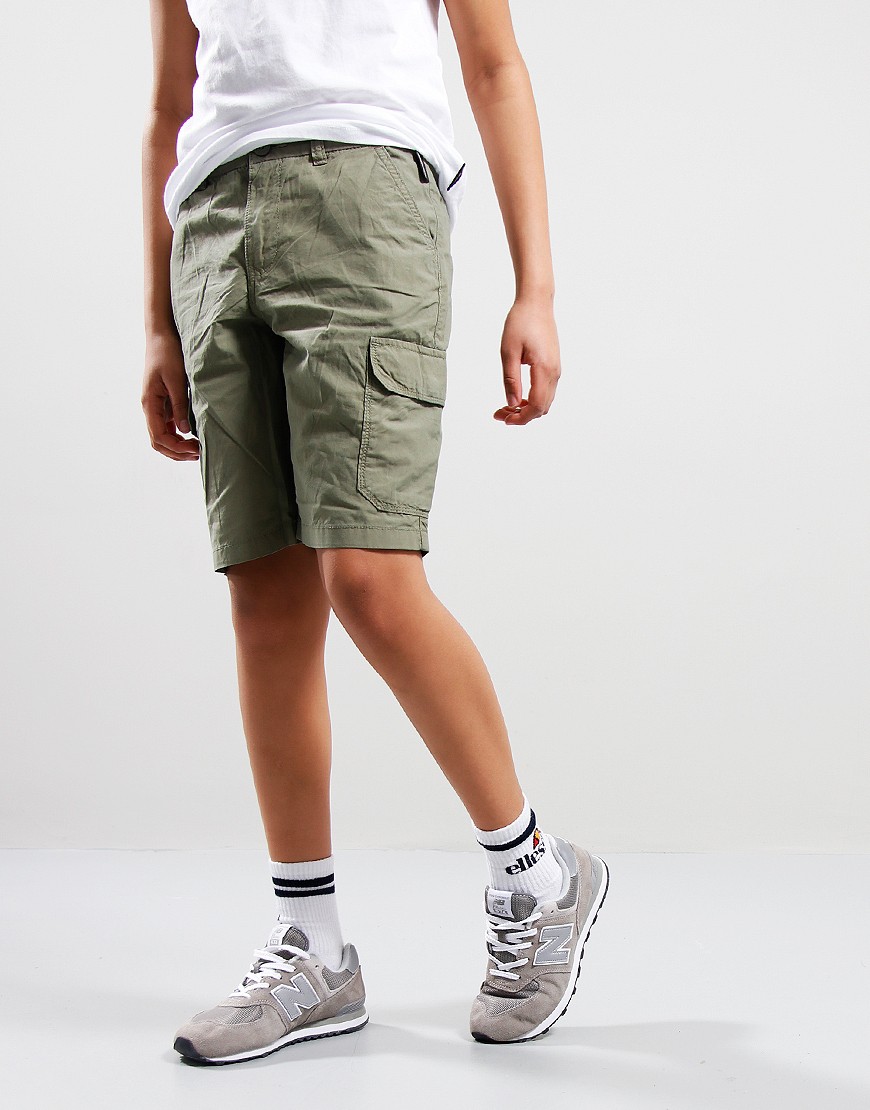Napapijri Kids Noto 4 Shorts Green Lichen - Terraces Menswear