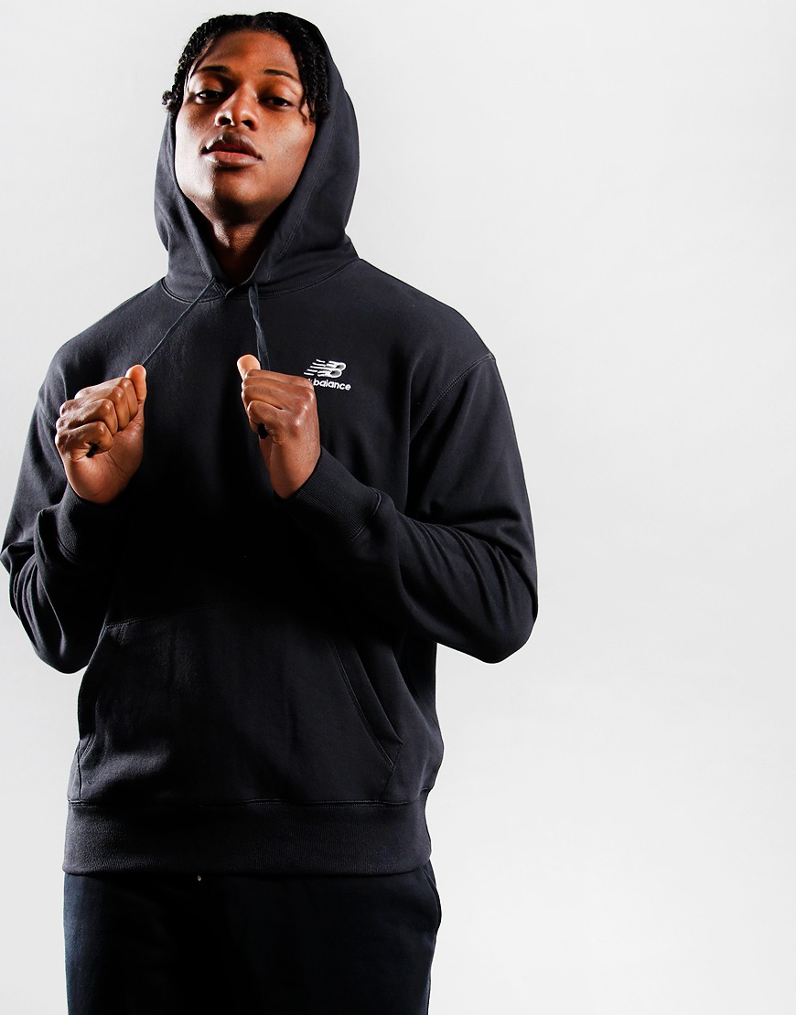 New Balance Pullover Hoodie Black - Terraces Menswear