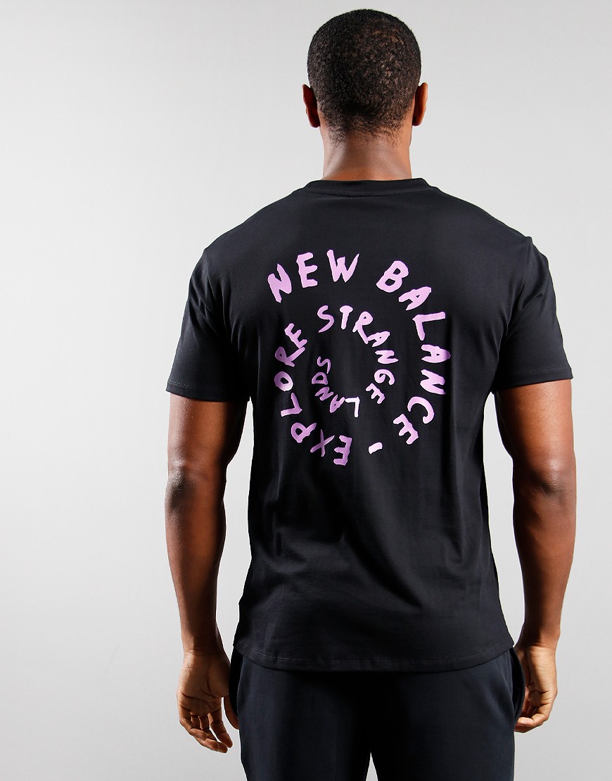 New Balance All Terrain Graphic T-shirt Black - Terraces Menswear