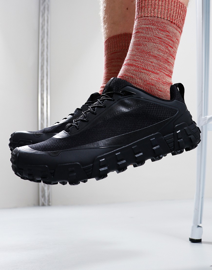 Norse Projects Lace Up Hyper Runner Trainers Black - Terraces Menswear