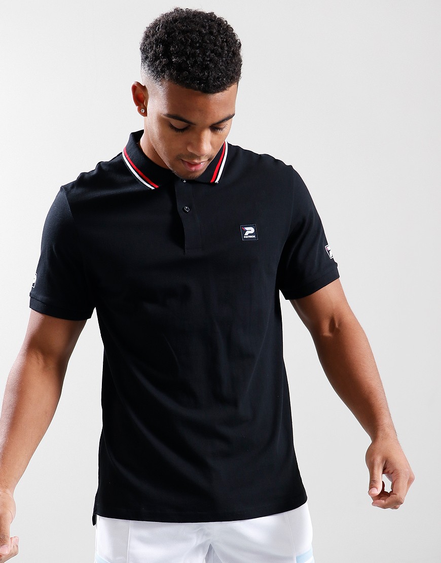 Patrick Grenoble Polo Shirt Black - Terraces Menswear