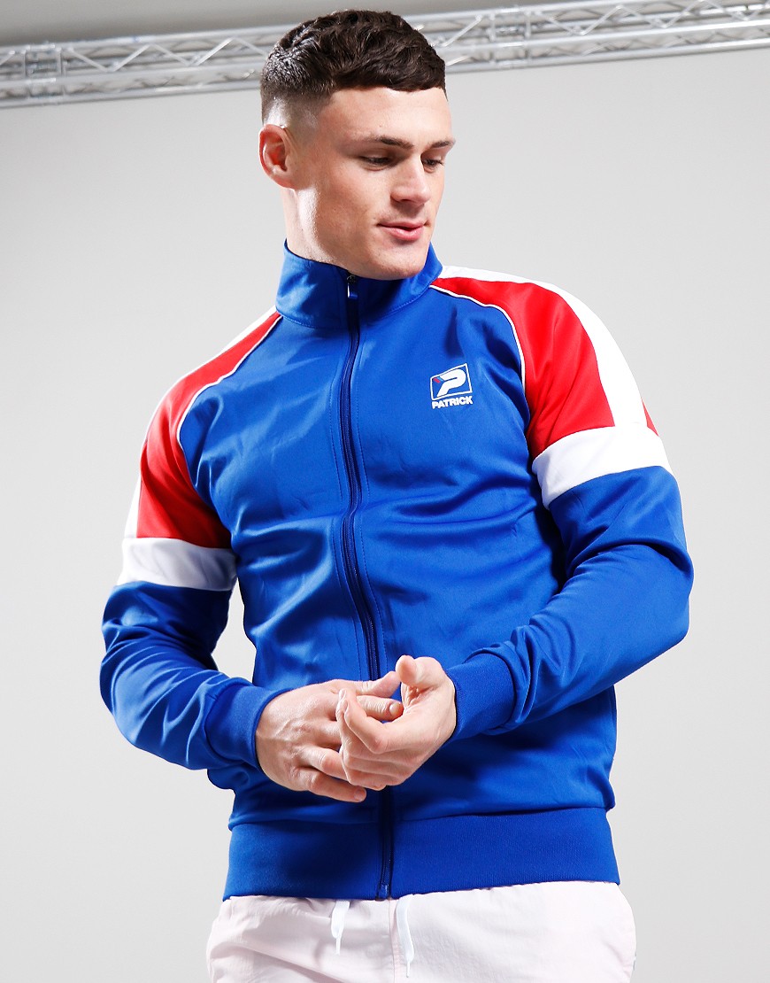 Patrick Mick Track Top Blue - Terraces Menswear