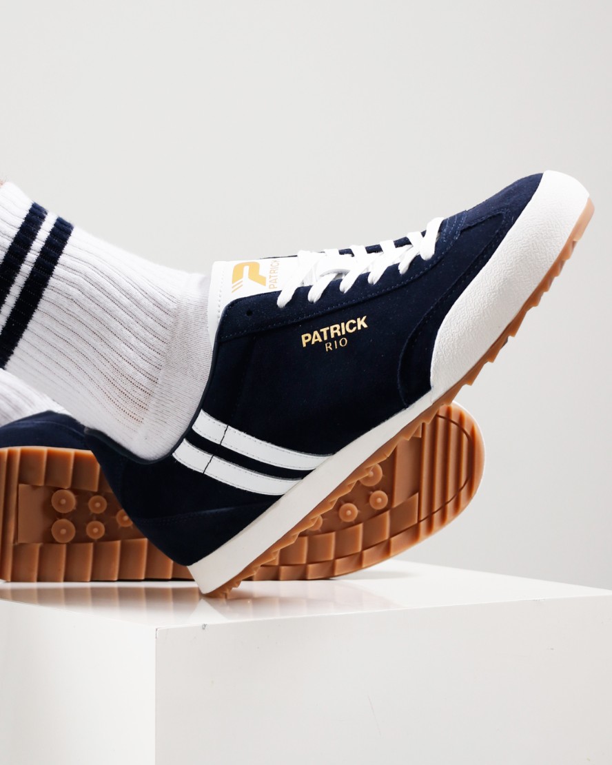 Patrick Rio Trainers Navy - Terraces Menswear