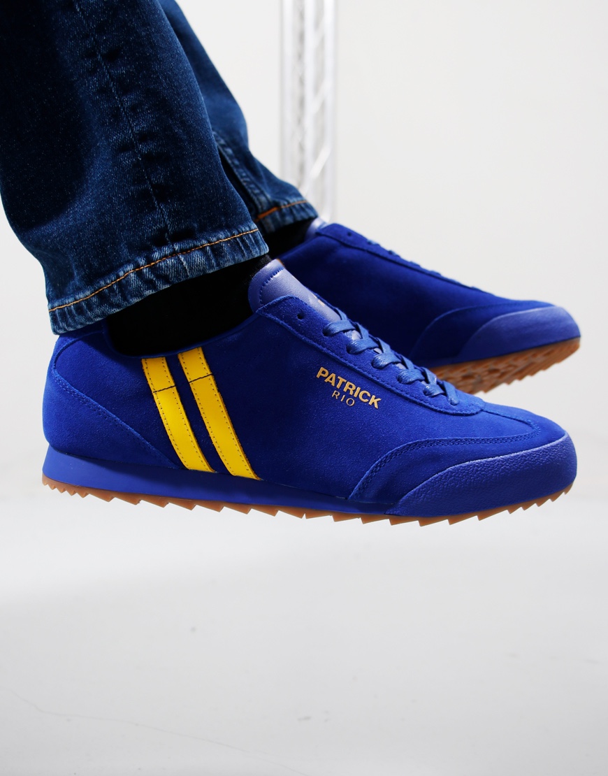 Patrick Rio Trainers Royal Blue - Terraces Menswear