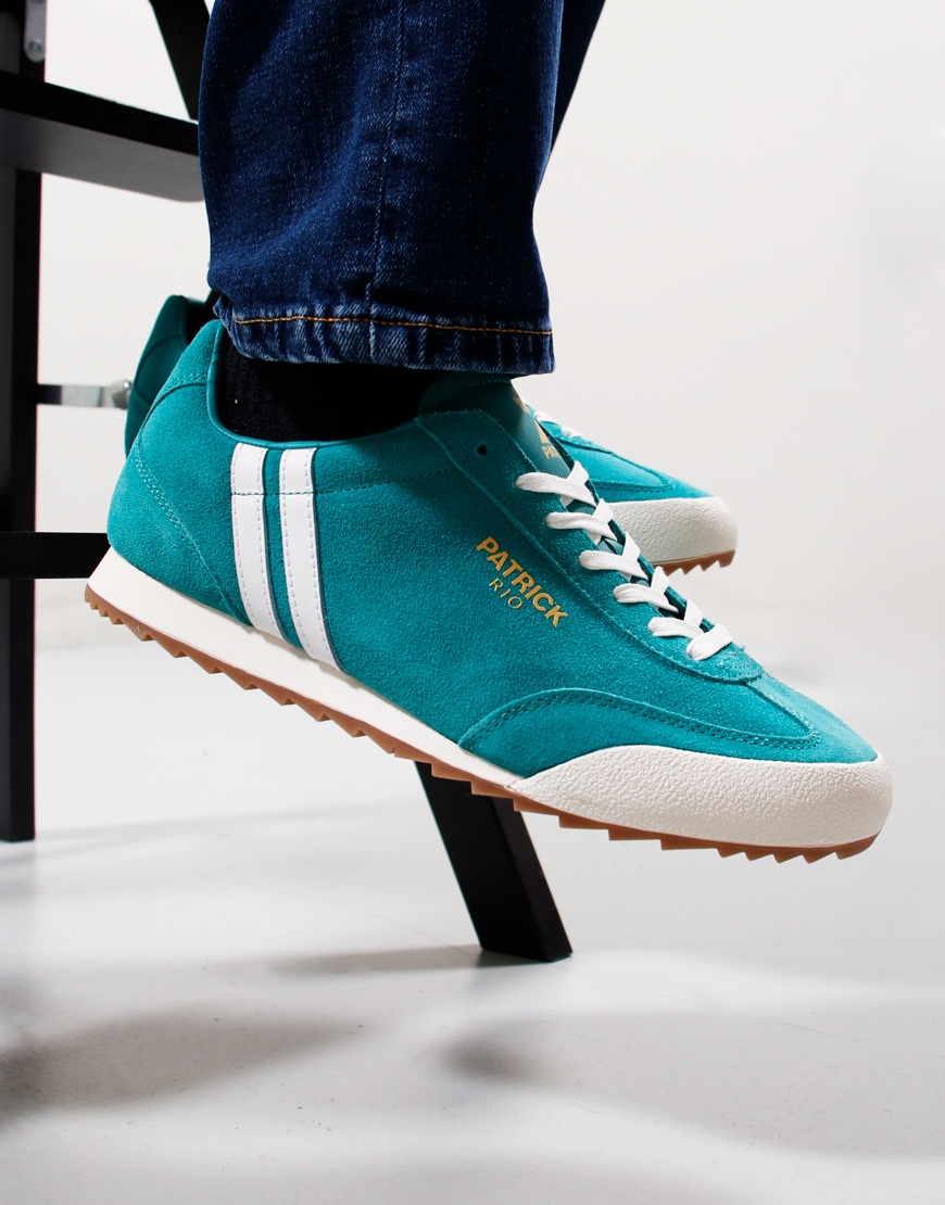 Patrick Rio Trainers Teal - Terraces Menswear