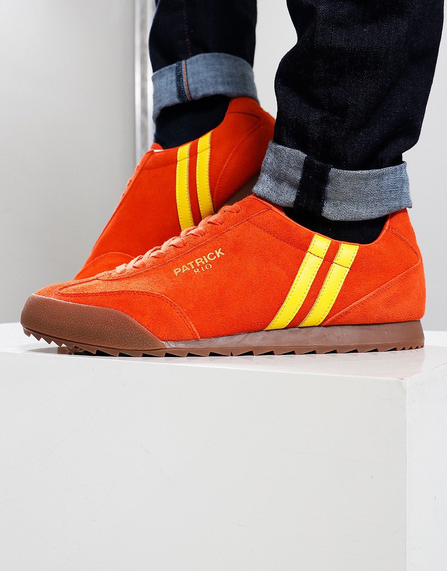 Patrick Rio Trainers Orange - Terraces Menswear