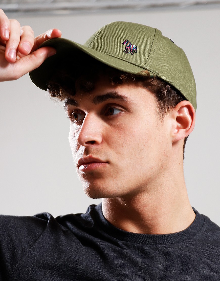 Paul Smith Cap Zebra 34 Light Greyish Green - Terraces Menswear