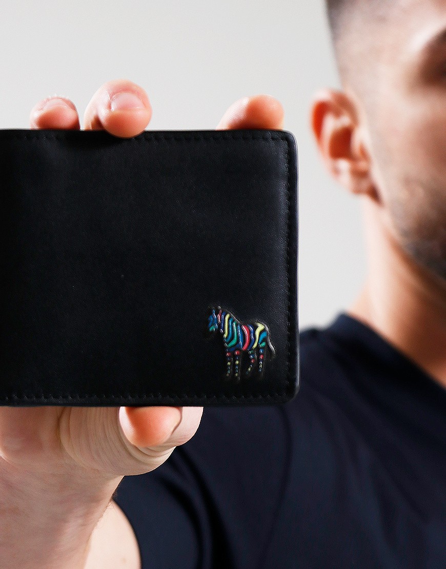 Paul Smith Zebra Wallet Billfold Coin Wallet 79 Black - Terraces Menswear
