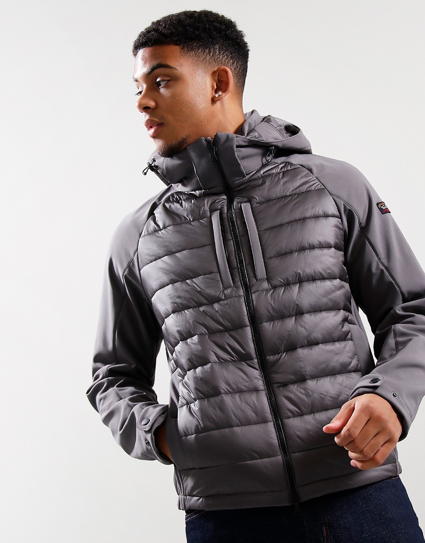 Paul & Shark Hybrid Jacket Grey - Terraces Menswear