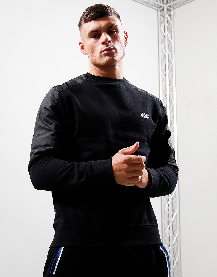 Peaceful Hooligan Dexter Crew Sweat Black - Terraces Menswear