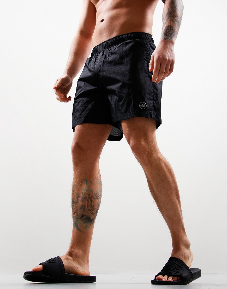 Peaceful Hooligan Freeman Swim Short Black - Terraces Menswear