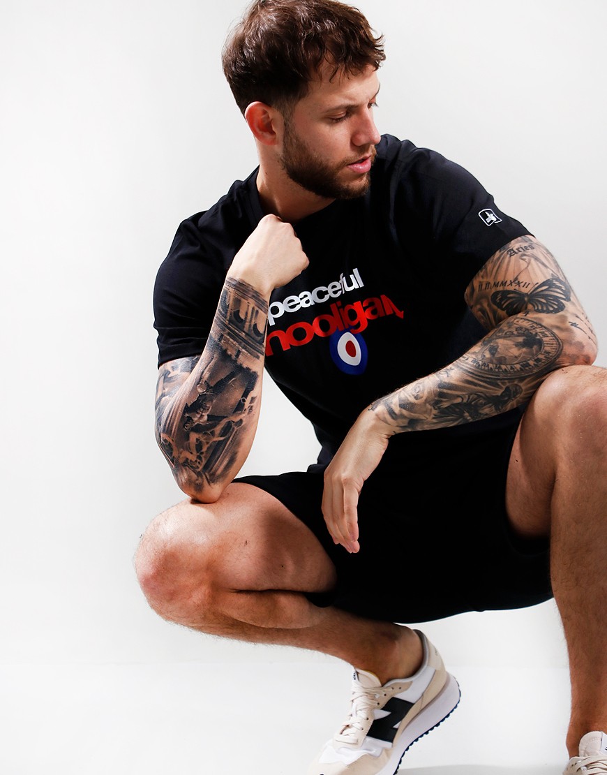 Peaceful Hooligan Jammin T-Shirt Black - Terraces Menswear