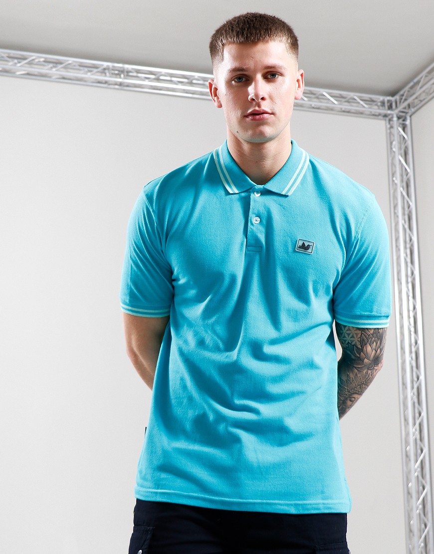 Peaceful Hooligan Peninsula Polo Shirt Ceramic - Terraces Menswear