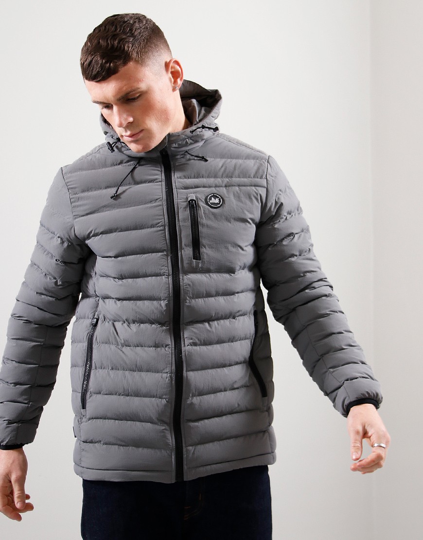 Peaceful Hooligan Thor Jacket Charcoal - Terraces Menswear