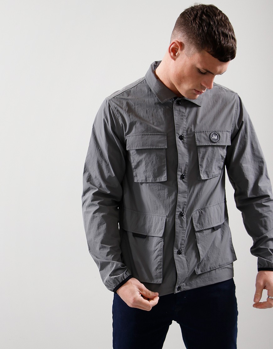 Peaceful Hooligan Waldon Jacket Charcoal - Terraces Menswear