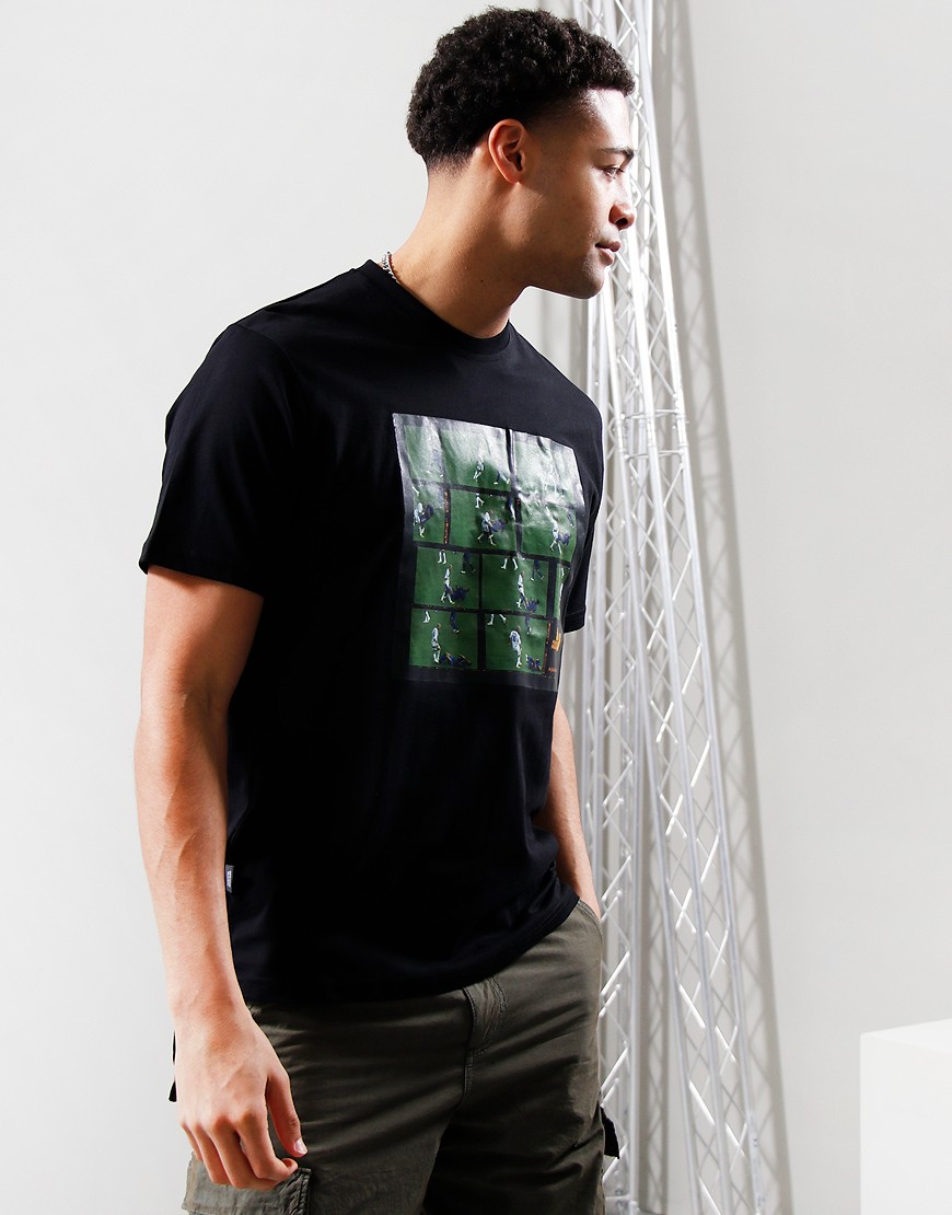 Peaceful Hooligan Zizou T-Shirt Black - Terraces Menswear