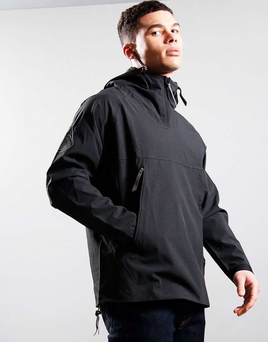 Pretty Green Cyclone Smock Black - Terraces Menswear