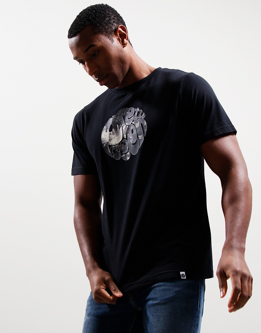 Pretty Green Gig Logo T-Shirt Black - Terraces Menswear