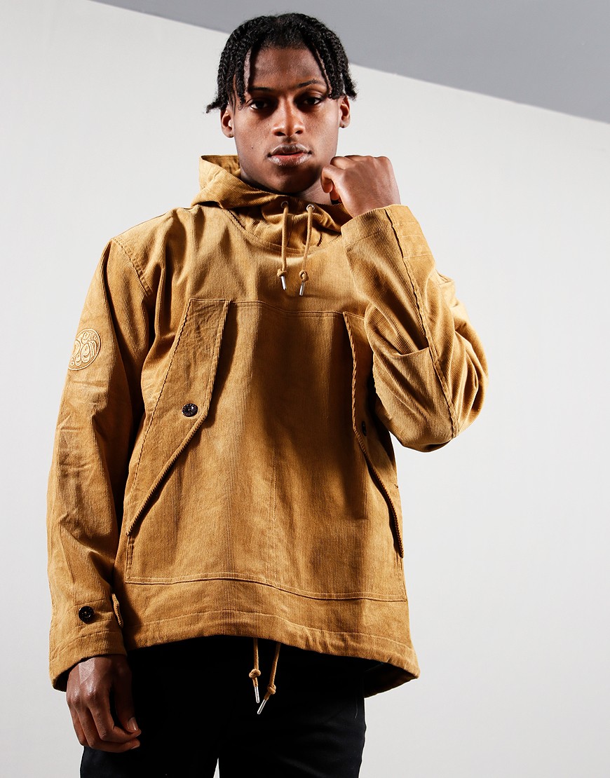 Pretty Green Insignia Cord Smock Tan - Terraces Menswear