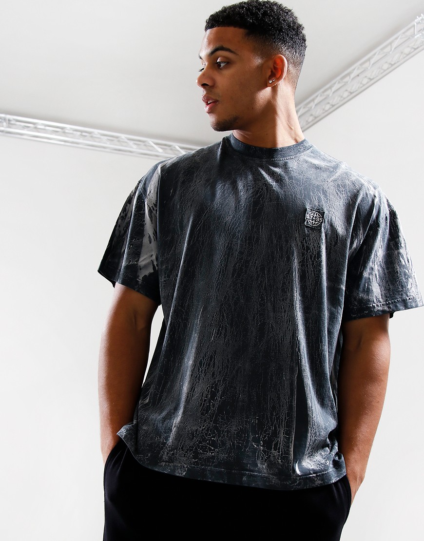 ST95 Oversized Plaster T-Shirt Black - Terraces Menswear