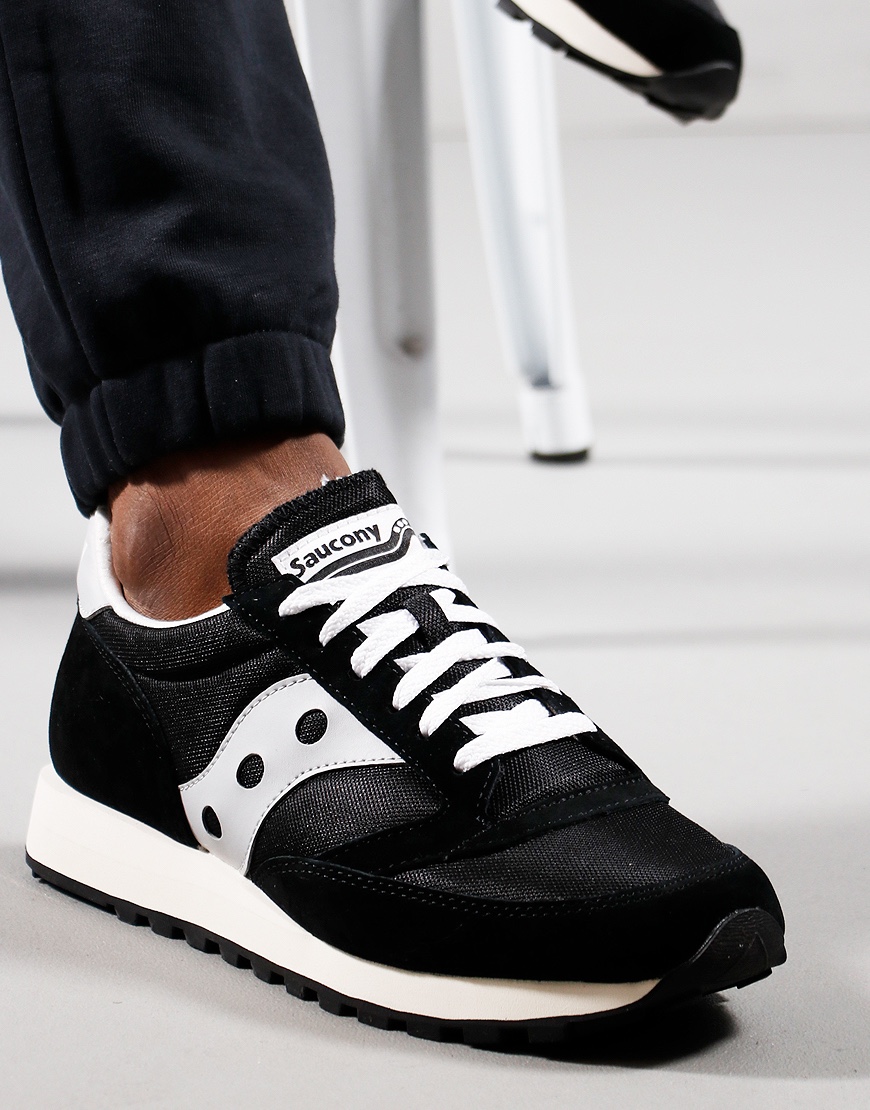 Saucony Jazz 81 Trainers Black/Grey - Terraces Menswear
